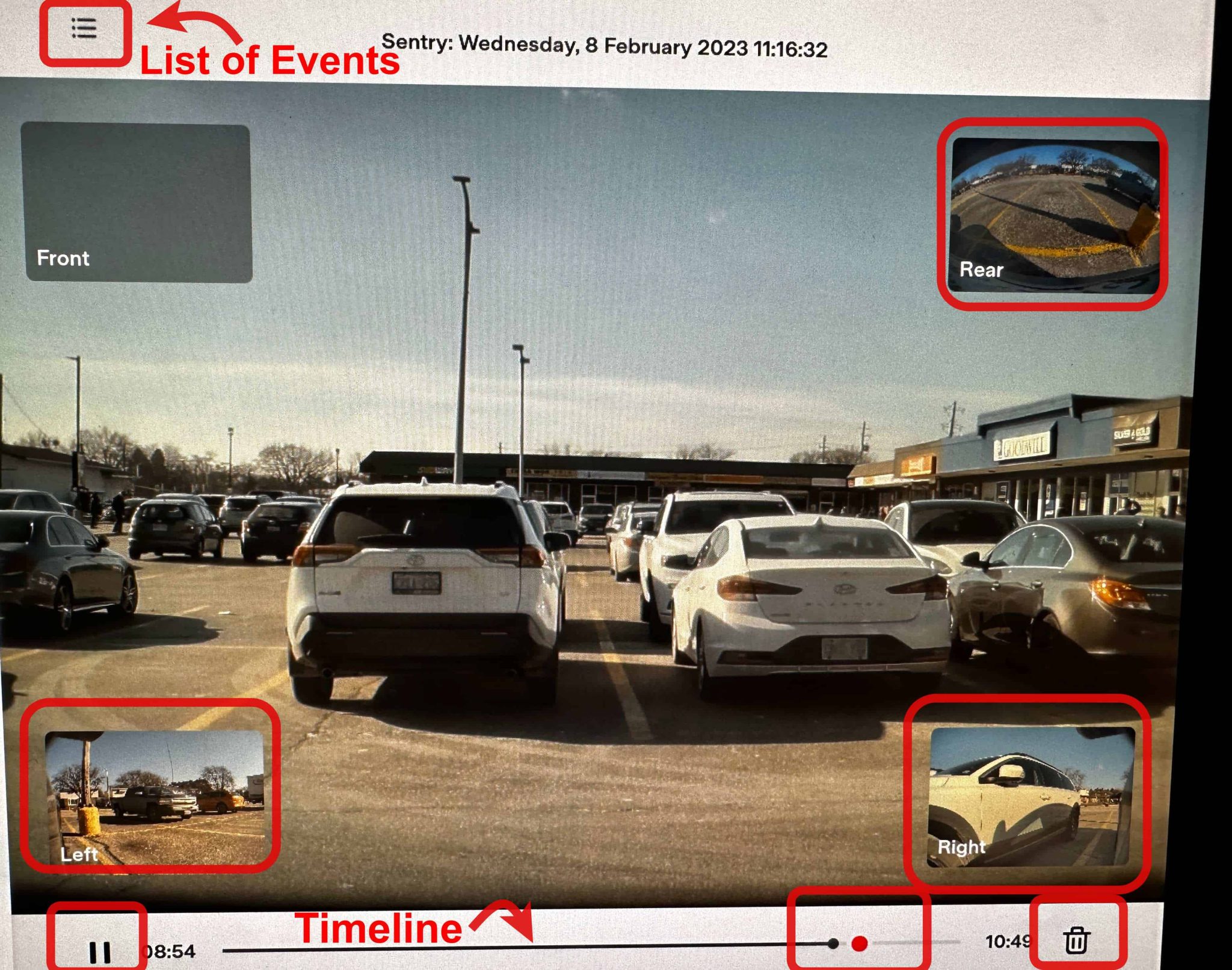 How to View Tesla Sentry Mode Events